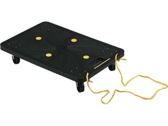 Safco 4045BL StowAway Polyethylene Dolly Cart, 220 lb Capacity, 16w x ...