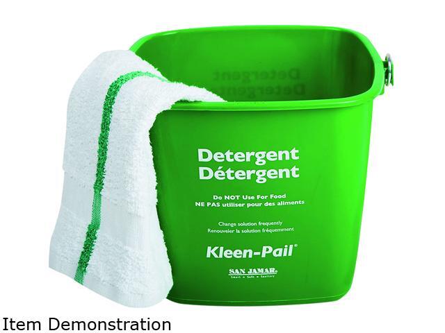 San Jamar KP196GN 6 Qt. Green Cleaning Kleen-Pail - Newegg.com