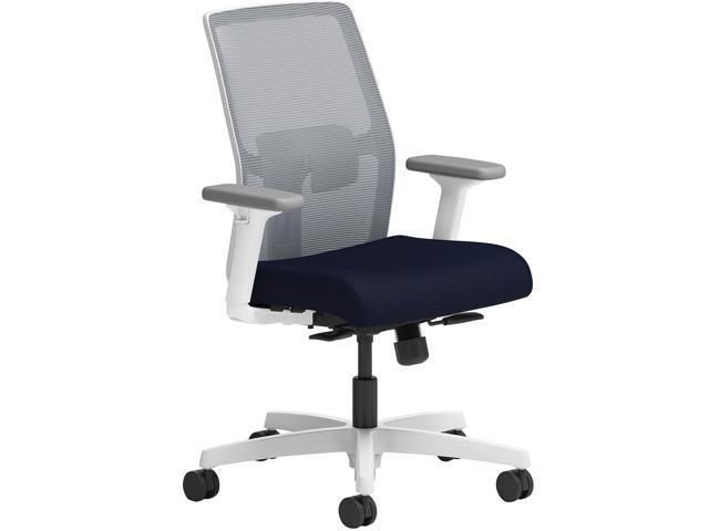 HON I2L1FLC98DW Ignition Low-back Task Chair - Navy Fabric Seat - Fog ...