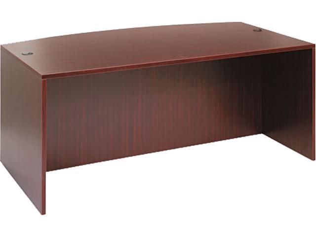 71"w x 35-1/2"d to 41" Valencia Bow Front Desk Shell - Mahogany ...