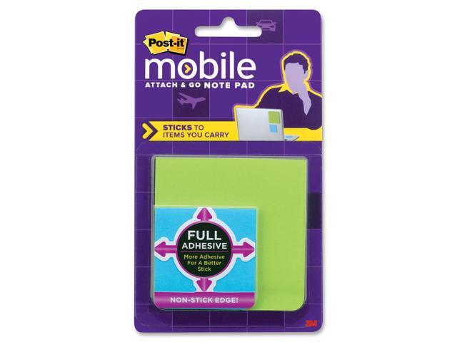 3M PMFAN1 Post-it Mobile Attach & Go Full Adhesive Note Pads - Newegg.com