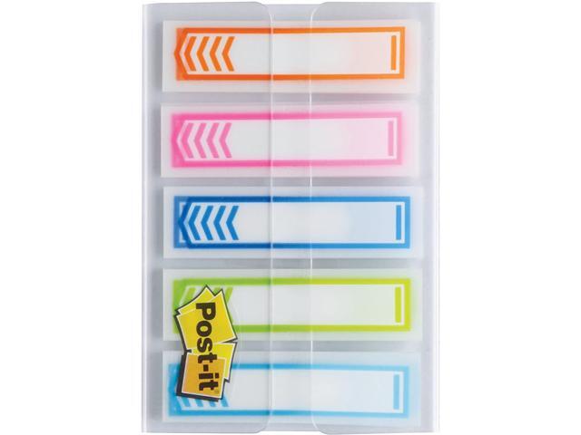 Post-it 684-SH-NOTE Flags Writable Assorted Colours, 12x45mm, 5/pk ...