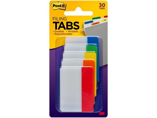 Post-it 686ROYGB Tabs, 2" Wide, Solid, Assorted Colors - Newegg.com