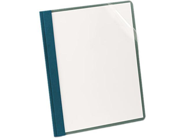 Oxford ESS57872 Recycled Clear Front Report Covers, Letter Size, Blue ...