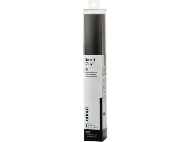 Cricut Smart Vinyl Removable Black | 1 Roll 13inx3ft 2008519 - Newegg.com