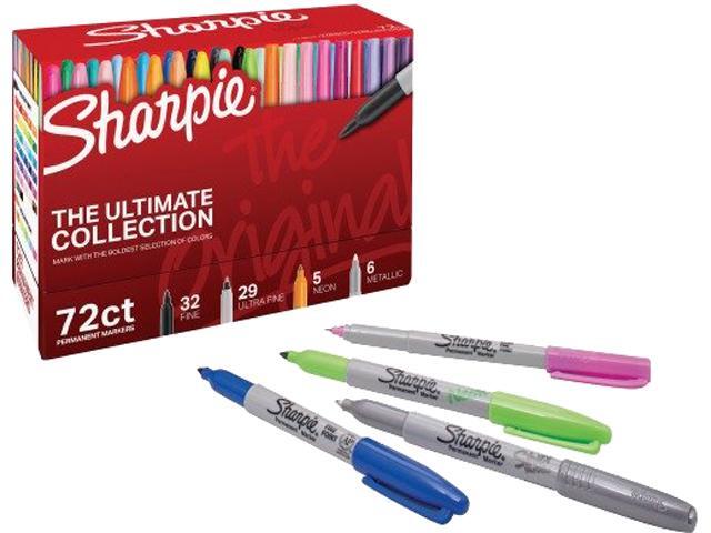 Sharpie 1983254 Permanent Markers Ultimate Collection, Fine; Ultra Fine ...