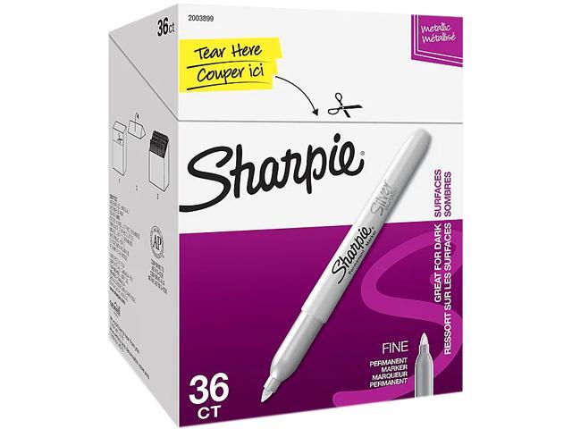 Sharpie 2003899 Metallic Fine Point Permanent Markers, Bullet Tip ...