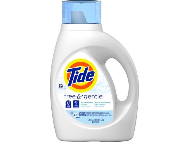 Tide Free & Gentle Detergent 46 fl oz/Bottle - 6 Bottles/Carton 41823CT ...