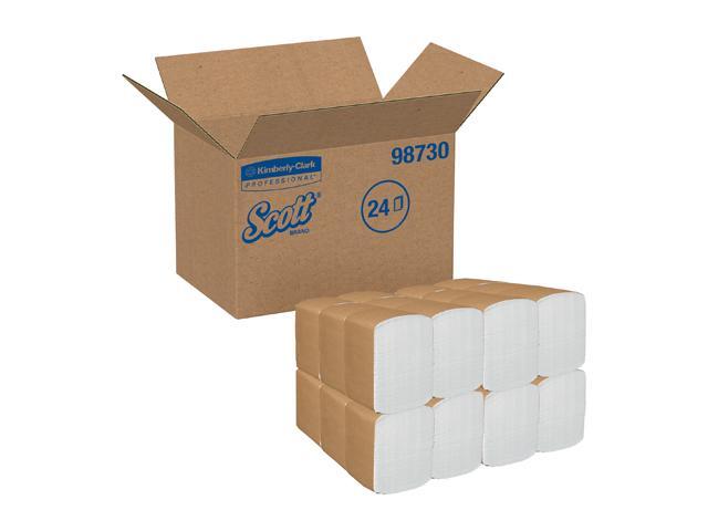 Scott Dinner Paper Napkins (98730), Disposable, White, 1/8 Fold, 1-Ply ...