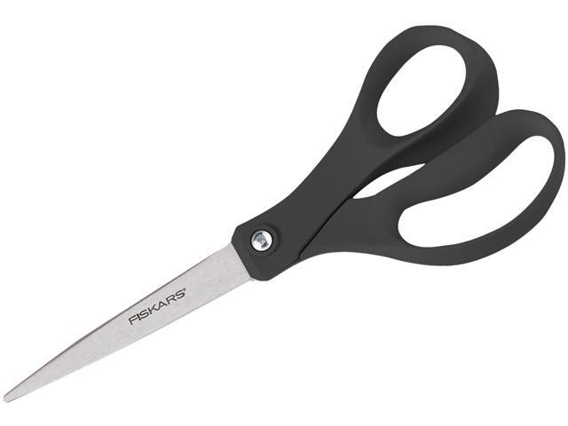 Fiskars 150810-1001 Recycled Scissors, Pointed Point, 10" Long, 8" Cut ...