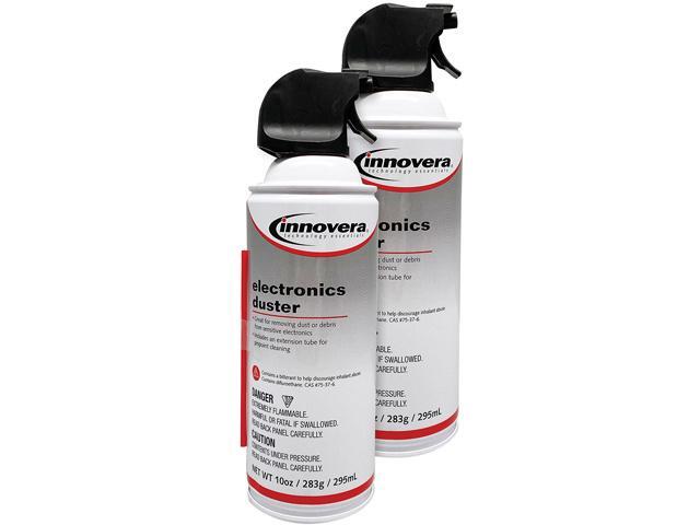 Innovera IVR10012 Compressed Air Duster Cleaner, 10 oz. Can, 2/Pack ...