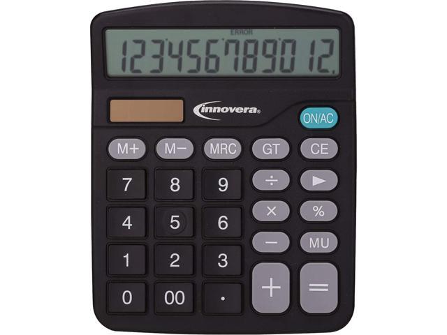 Innovera IVR15923 15923 Desktop Calculator, 12-Digit, LCD - Newegg.com