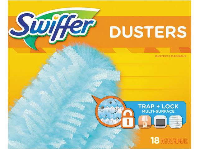 Swiffer 99036BX Dusters Refill, Fiber Bristle, Light Blue, 18/Box ...