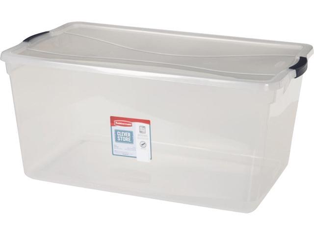 Rubbermaid RMCC950001 Clever Store Basic Latch-Lid Container - Newegg.com