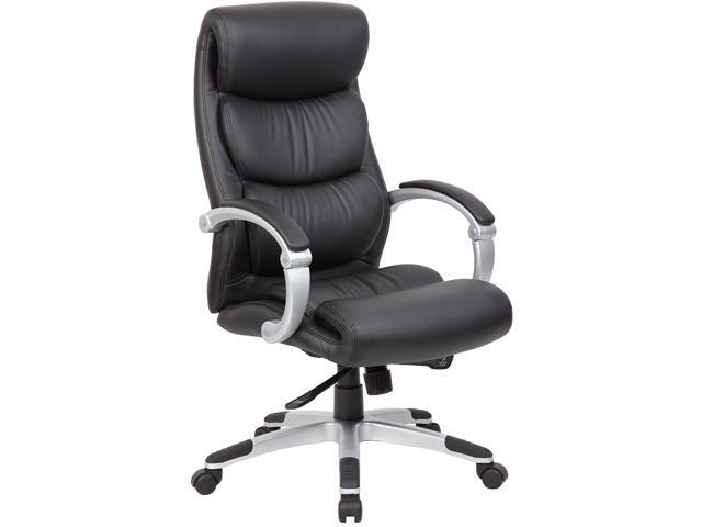 Boss Office Supplies B8881 Hinged Arm Executive Chair With Synchro-Tilt ...