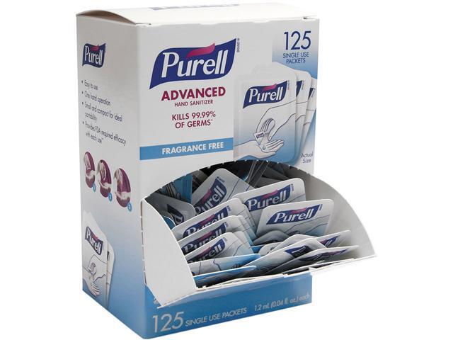 Purell 9630-12-125NS-CT Advanced Hand Sanitizer Single Use, 1.2 mL ...