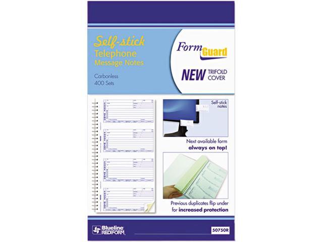 Rediform 50750R Self-Stick Telephone Message Book - Newegg.com