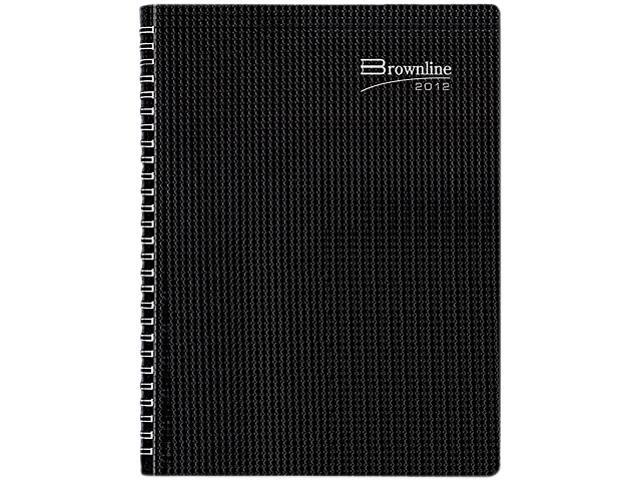 Rediform CB1262V.BLK Brownline DuraFlex 14-Month Planner - Newegg.com