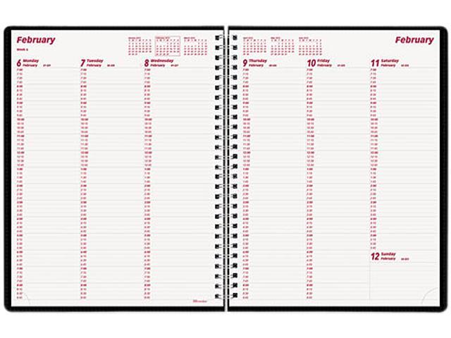 Rediform CB950V.BLK Brownline DuraFlex Weekly Planner - Newegg.com