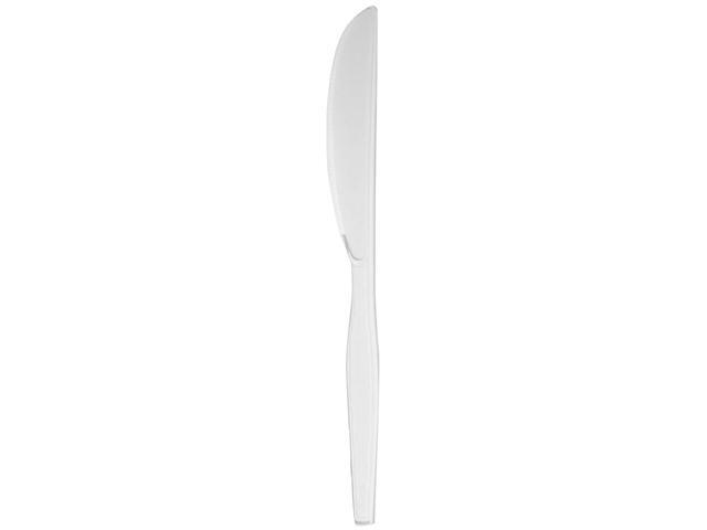 Dixie KM217 Medium-Weight Polystyrene Plastic Knife, White, 1000 ...