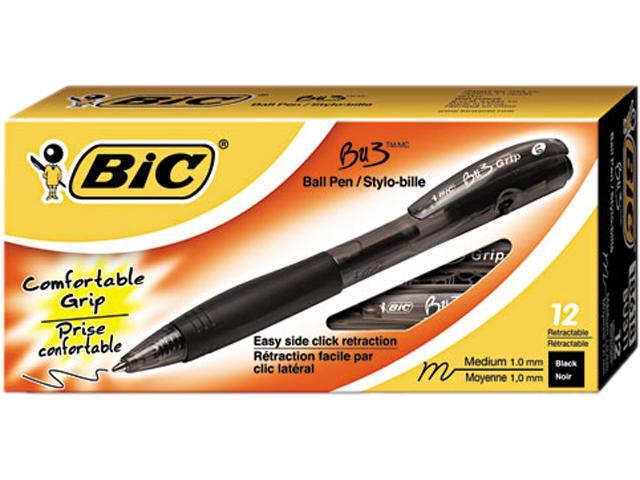 BIC BU311BK BU3 Retractable Ballpoint Pen - Newegg.com