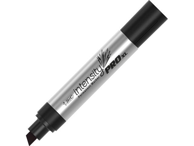 BIC PMIPJ11-BK Intensity Metal Pro XL Permanent Marker, Broad, Black ...