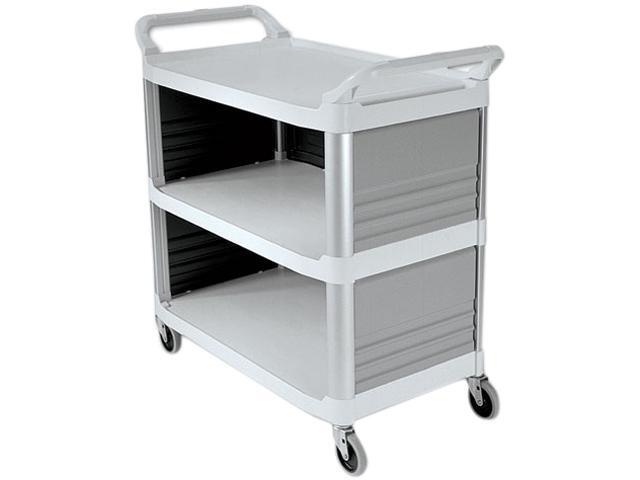 Rubbermaid Commercial RCP 4093 CRE Xtra Utility Cart, 300-lb Cap., 3 ...