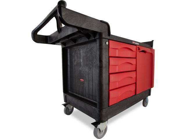 Rubbermaid Commercial 453388BLA TradeMaster Work Utility Cart - 750 lbs ...
