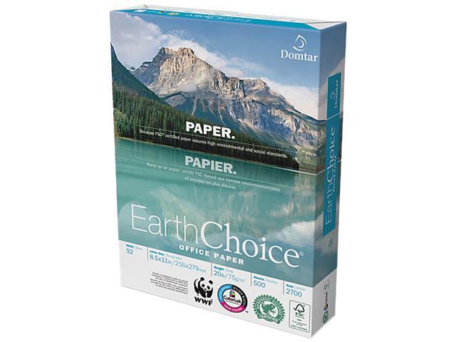 Domtar 51986 EarthChoice Office Paper, 92 Brightness, 20 lbs., 8.5" x ...