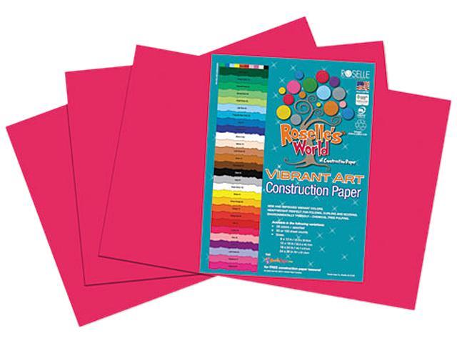 Roselle 62802 Vibrant Art Heavyweight Construction Paper - Newegg.com