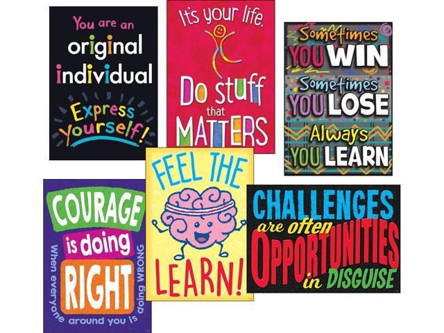 TREND TA67937 ARGUS Poster Combo Pack, "Life Lessons", 13 3/8w x 19h ...