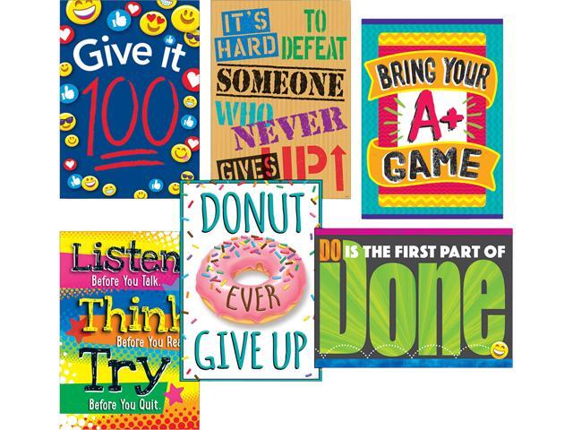 TREND TA67935 ARGUS Poster Combo Pack, "Make the Effort", 13 3/8w x 19h ...