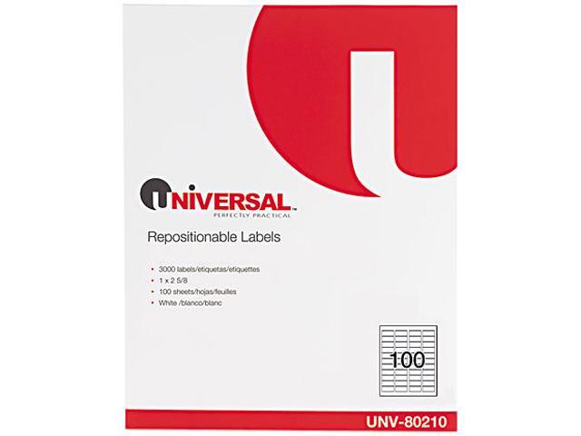 Universal UNV80210 Repositionable Adhesive Rectangular Labels - Newegg.com