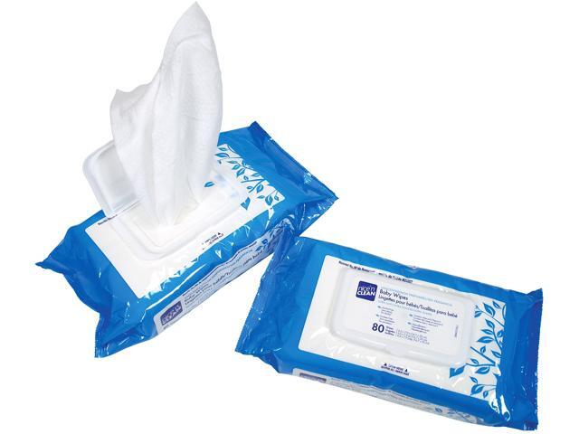 Nice Pak PNCW077233CT Nice'N Clean Unscented Baby Wipes - For Skin - 12 ...