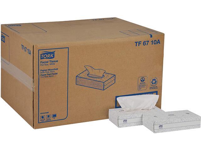 Tork TF6710A Universal Facial Tissue, 2-Ply, White, 100 Sheets/Box, 30 ...