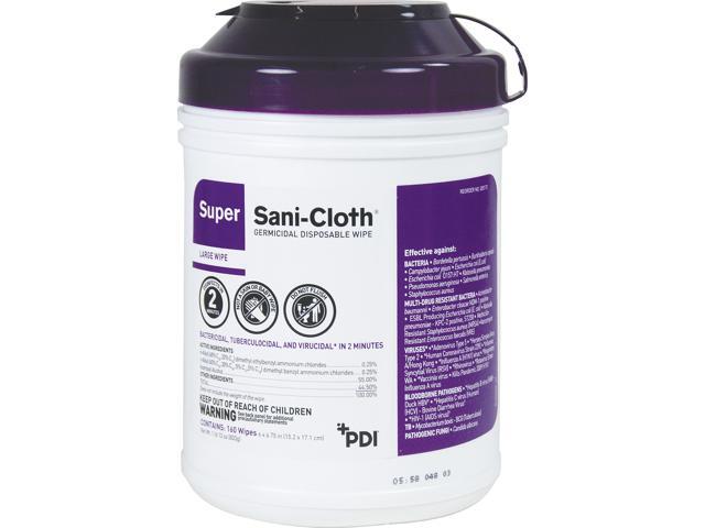 Sani Professional PSSC077172CT Nice-Pak Super Sani-Cloth Germicidal ...