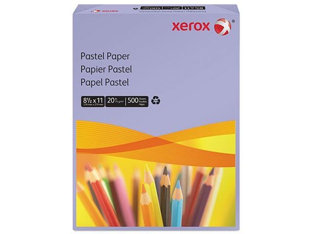 Xerox Multipurpose Pastel Colored Paper, 20-lb, Letter, Lilac, 500 ...