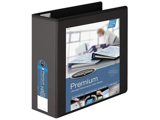 Wilson Jones 86641 Professional Plus No-Gap D-Rings Vinyl View Binder ...