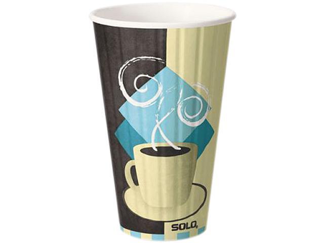 SOLO Cup Company IC16PK Duo Shield Insulated Paper Hot Cups, 16 oz ...