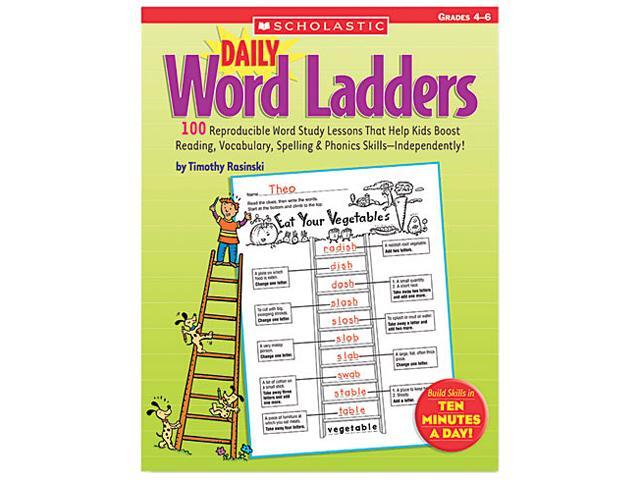 Scholastic 0439773458 Daily Word Ladders, Grades 4-6, 112 Pages ...