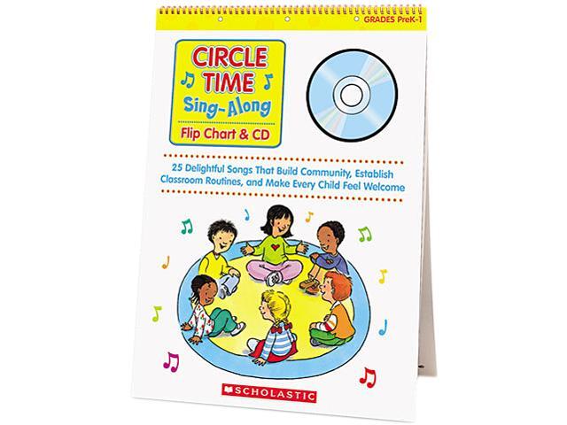 Scholastic 0439635241 Circle Time Sing Along Flip Chart with CD, Grades ...