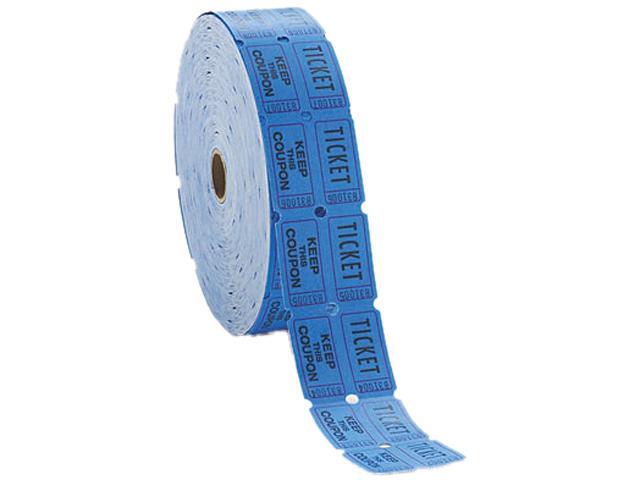 PM Company 59004 Consecutively Numbered Double Ticket Roll, Blue, 2000 ...