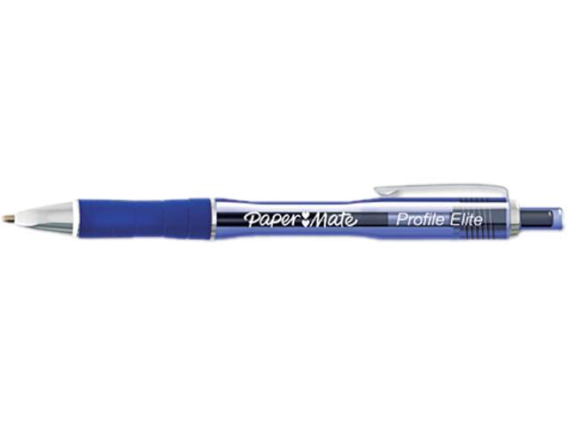 Paper Mate 1776373 Profile Elite Retractable Ballpoint Pen, Blue Ink ...