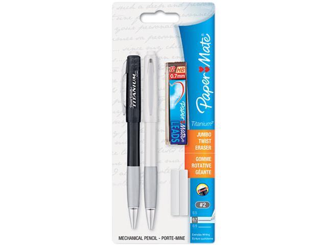 Paper Mate 1770320 Titanium Mechanical Pencil, 0.7 mm, Black, 2 per Set ...