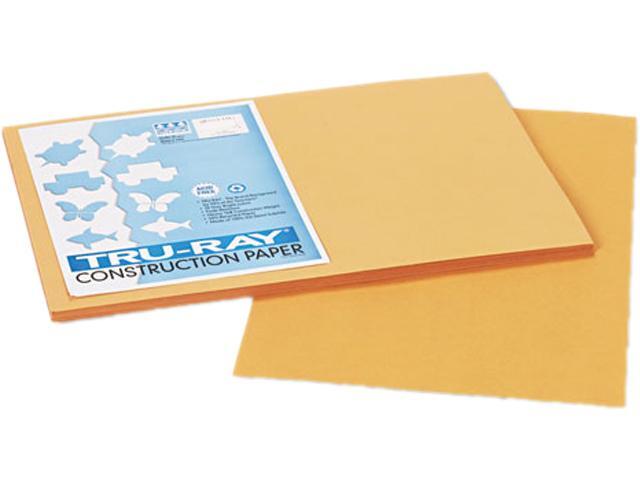 Pacon 103055 Tru-Ray Construction Paper, 76 lbs., 12 x 18, Tan, 50 ...