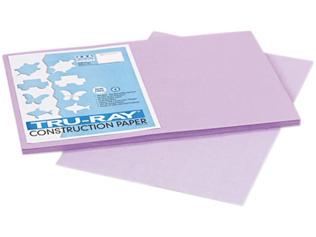 Pacon 103050 Tru-Ray Construction Paper, 76 lbs., 12 x 18, Lilac, 50 ...