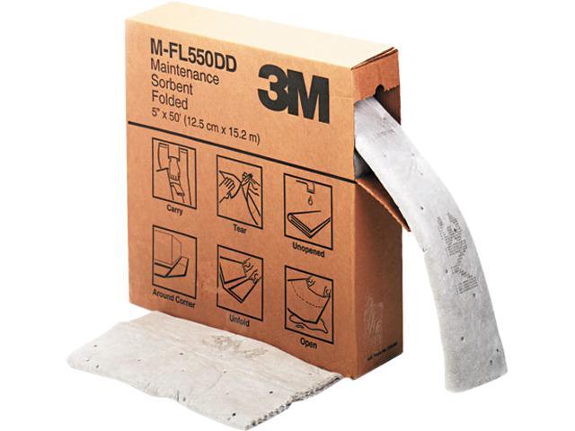 3M M-FL550DD Folded High Capacity Perforated Maintenance Sorbent, 5" x 50 ft. - Newegg.com