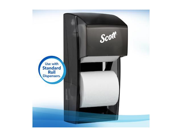 Scott Essential 100% Recycled Fiber Standard Roll Bathroom Tissue ...