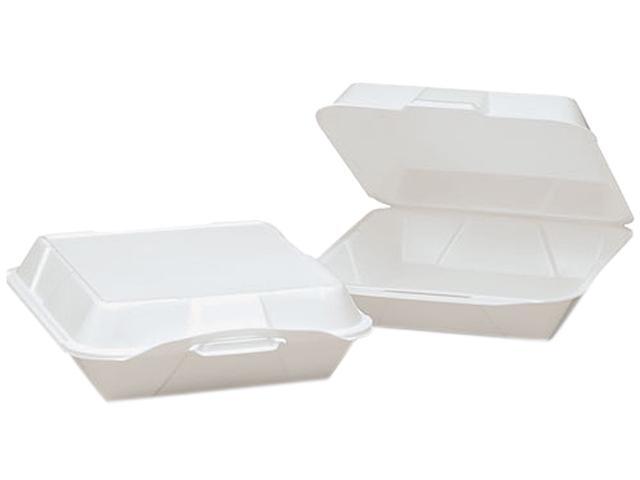 Genpak 25000--- Foam Hinged Container, 1-Compartment, Jumbo, 10.33" x 9 ...
