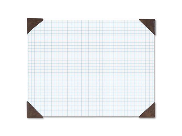 House of Doolittle 410-03 Quad Ruled Desk Pad, 40-Sheet Light Blue Grid ...